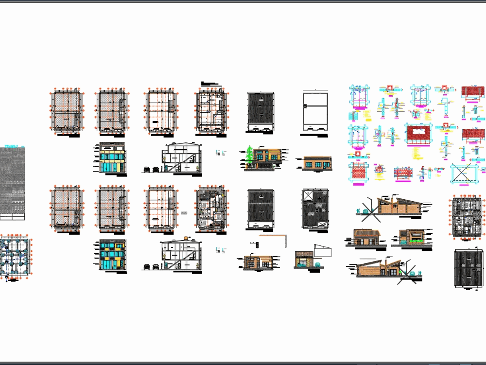 Home in AutoCAD | Download CAD free (11.16 MB) | Bibliocad