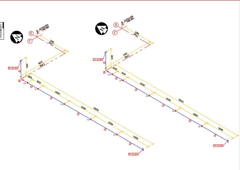 Isometrico de tuberia enterrada en AutoCAD | CAD (92.75 KB) | Bibliocad