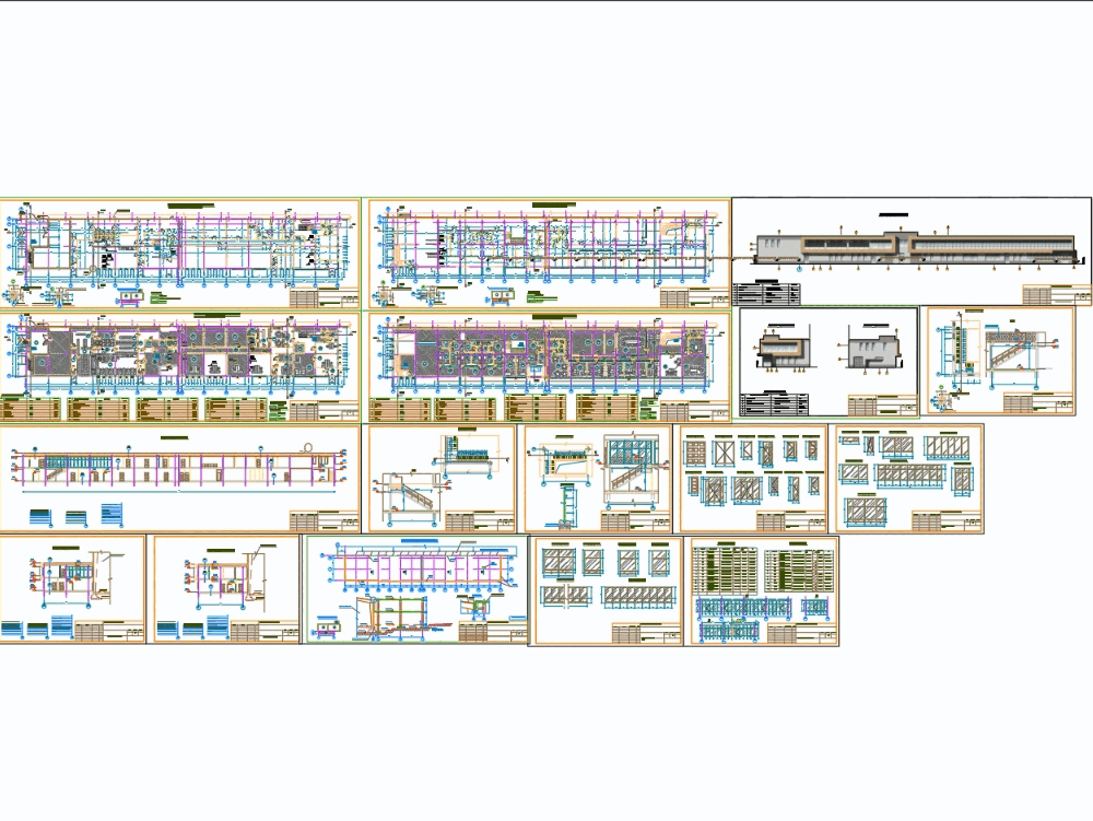 Administrative building in AutoCAD | CAD download (9.08 MB) | Bibliocad