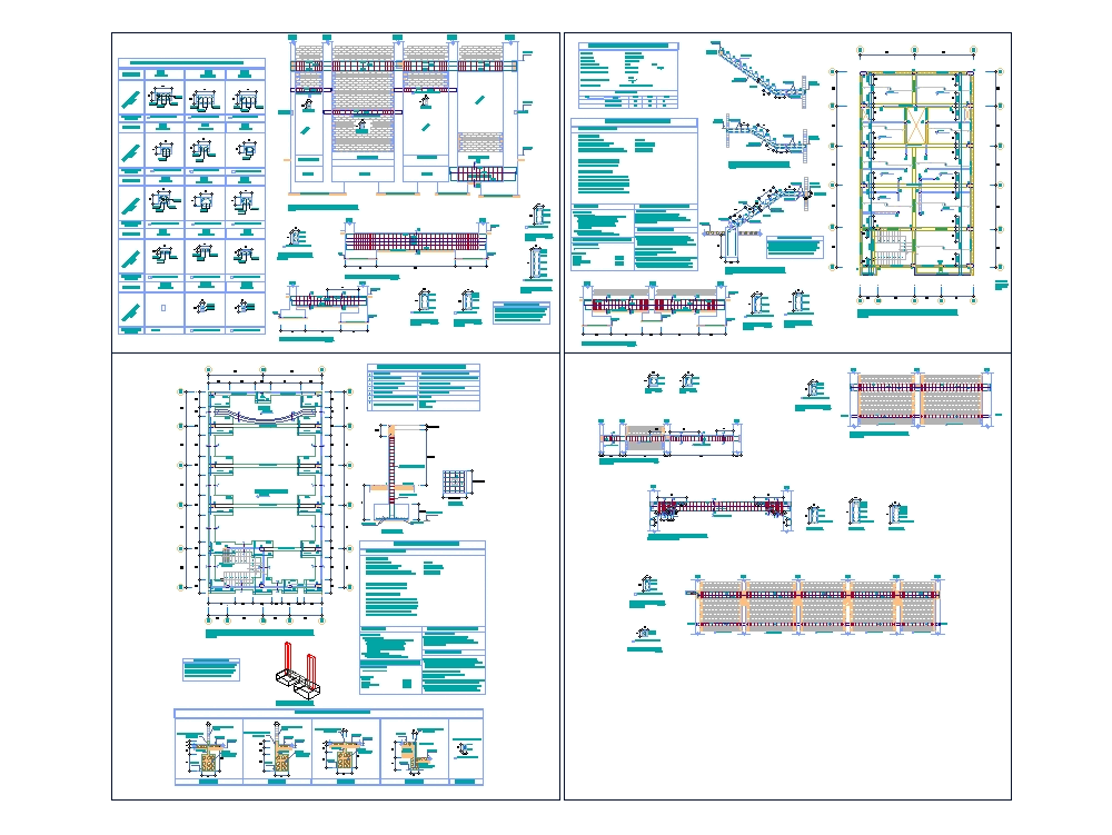 Plans de structures unifamiliales dans AutoCAD | CAD (455.09 KB ...