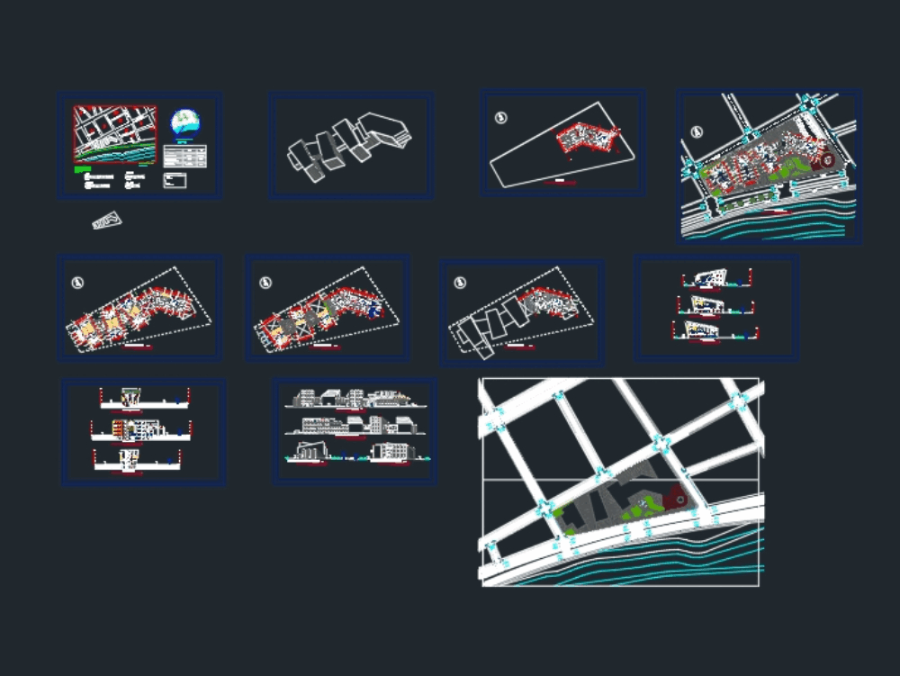 Convention center in AutoCAD | CAD download (8.7 MB) | Bibliocad
