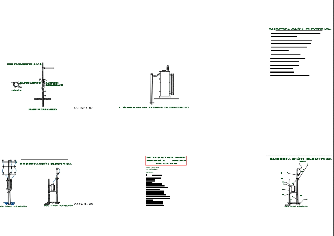 Electrical substation in AutoCAD | Download CAD free (192.93 KB ...