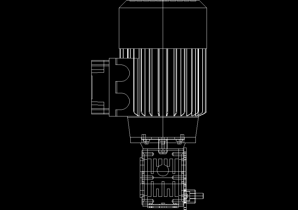 Moto reductor en AutoCAD | Descargar CAD gratis (519.41 KB) | Bibliocad