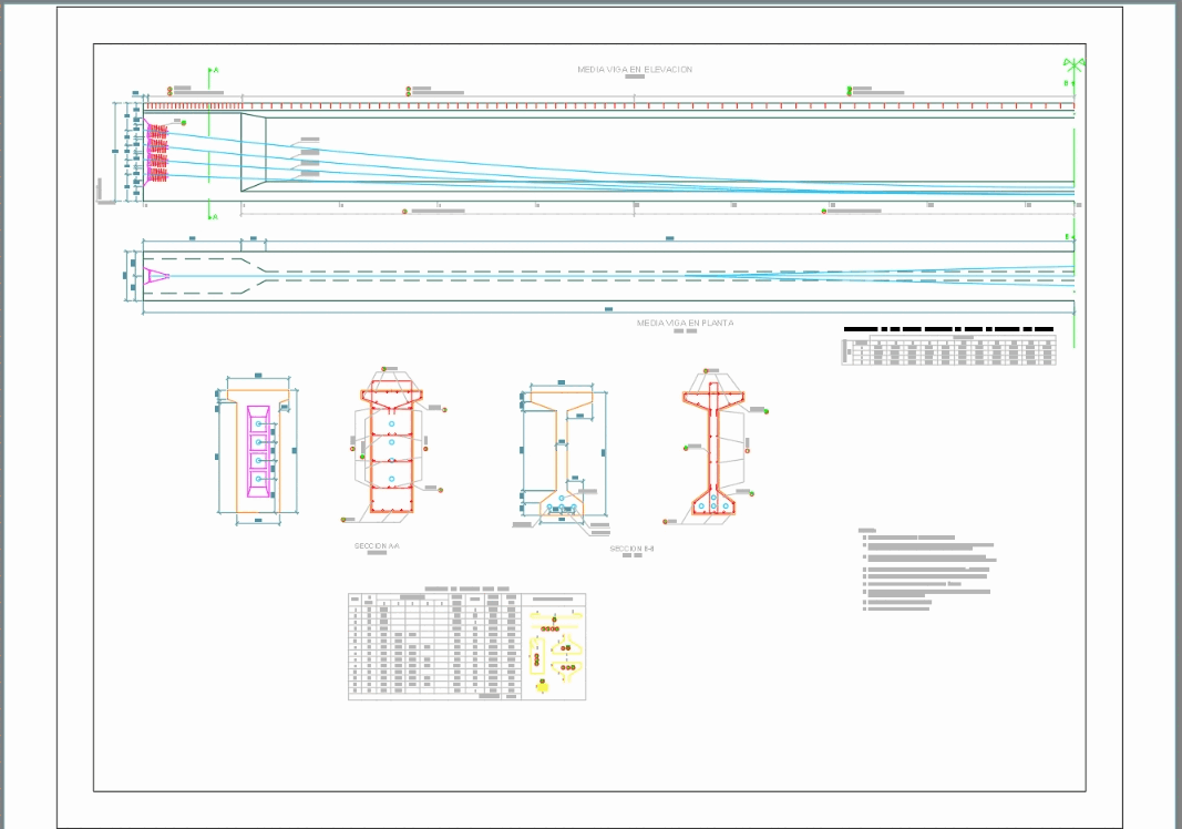 Beam in AutoCAD | CAD download (193.32 KB) | Bibliocad