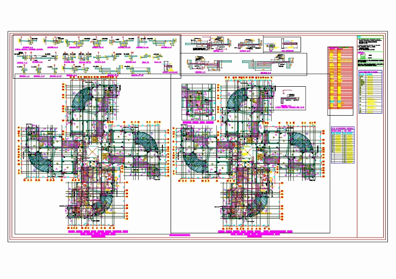 Slab reinforcement detail in AutoCAD | Download CAD free (1.22 MB ...