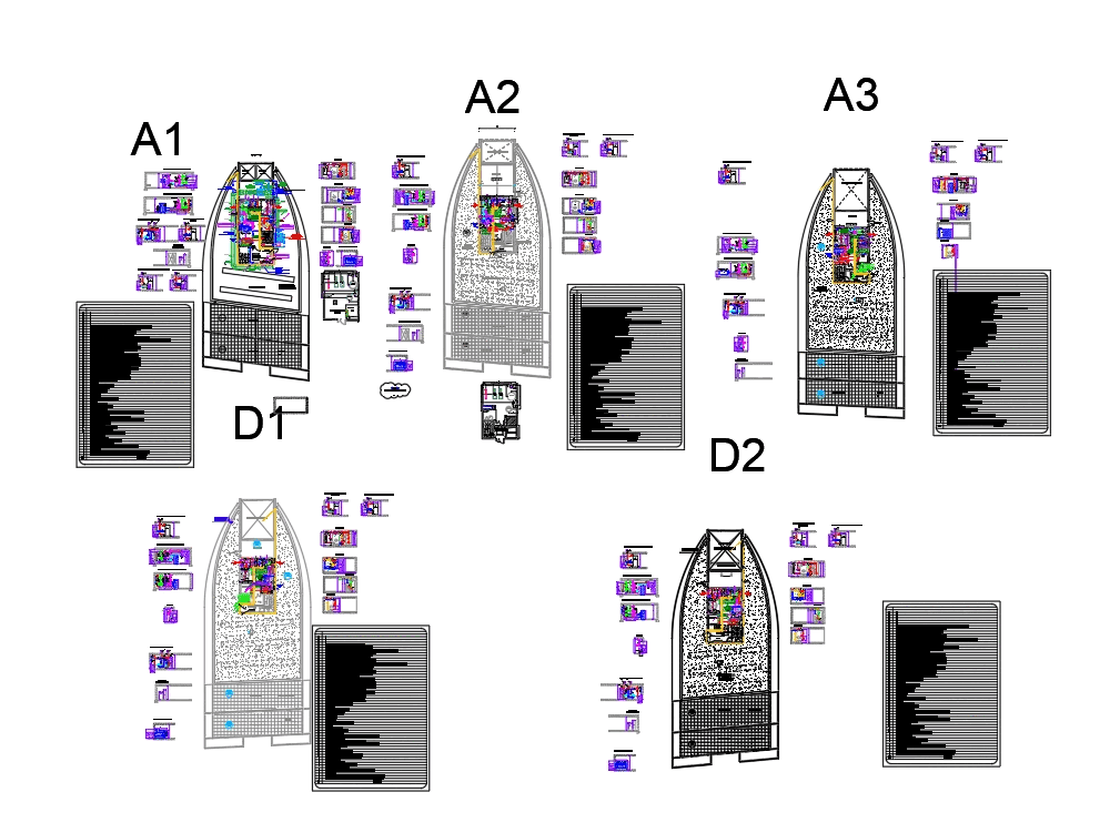 Boilers in AutoCAD | CAD download (5.46 MB) | Bibliocad