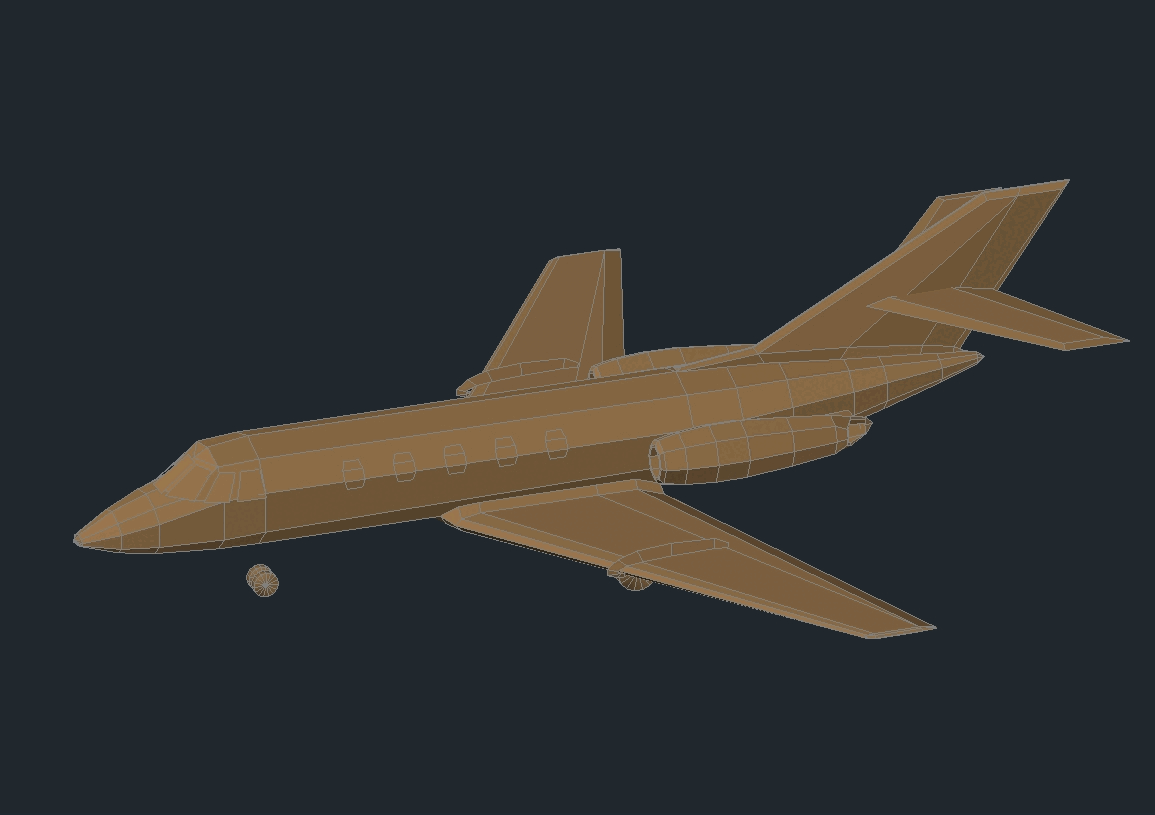 Private jet in AutoCAD | Download CAD free (775.12 KB) | Bibliocad