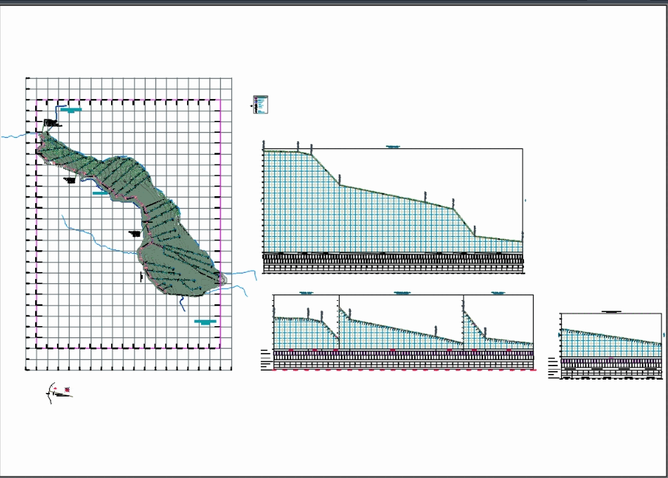 Plano topográfico proyecto riego en AutoCAD | CAD (2.4 MB) | Bibliocad