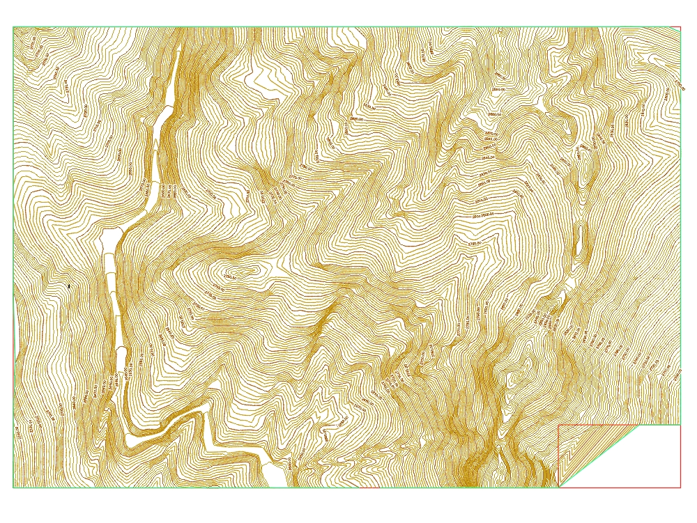 Contour Lines In AutoCAD Download CAD Free 5 1 MB Bibliocad