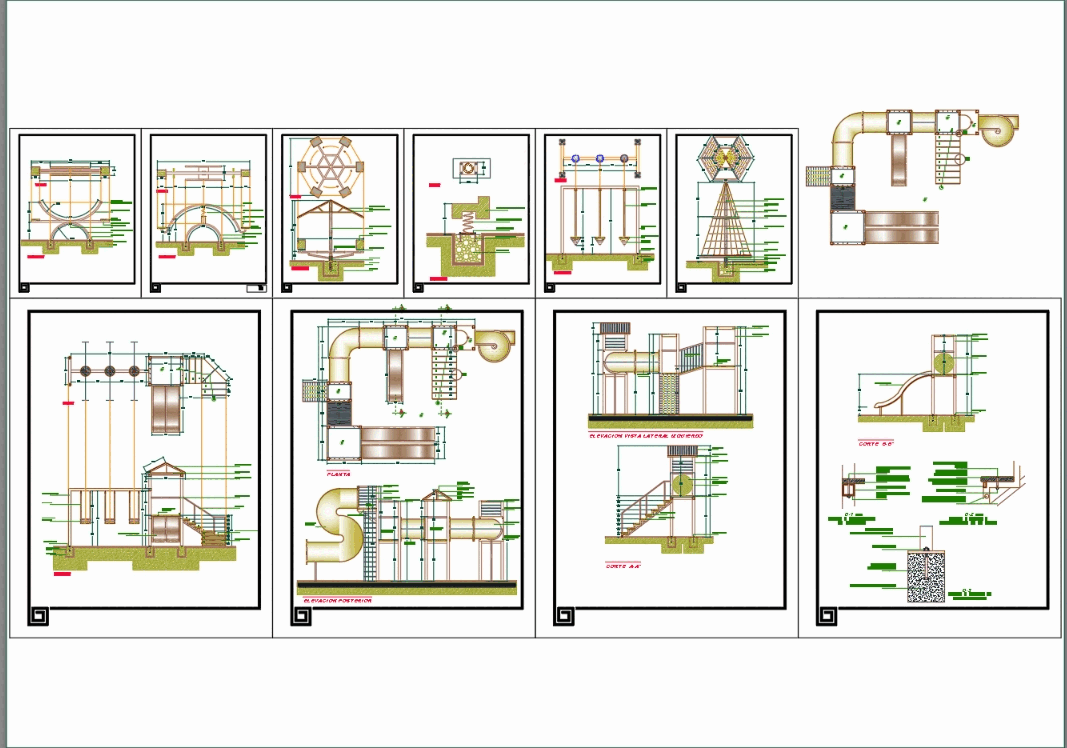 Childish games in AutoCAD | CAD download (351.19 KB) | Bibliocad