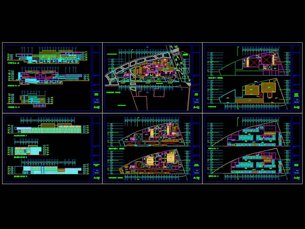 Centro Cultural En Autocad Descargar Cad 1 75 Mb Bibliocad