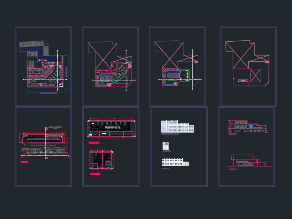Supermarket in AutoCAD | CAD download (1.11 MB) | Bibliocad