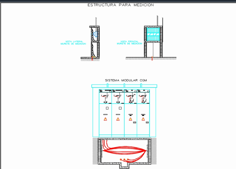 Medicion y sistema modular en AutoCAD | CAD (77.81 KB) | Bibliocad