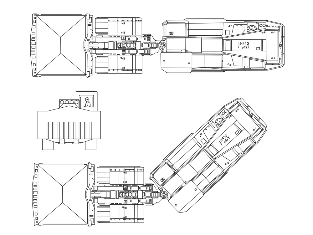 Lhd 410 7 yd3 sandvik en AutoCAD | Descargar CAD gratis (129.16 KB ...