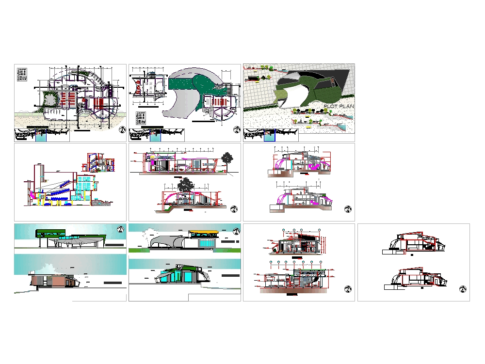Terminal acuatico. en AutoCAD | Descargar CAD (22.18 MB) | Bibliocad