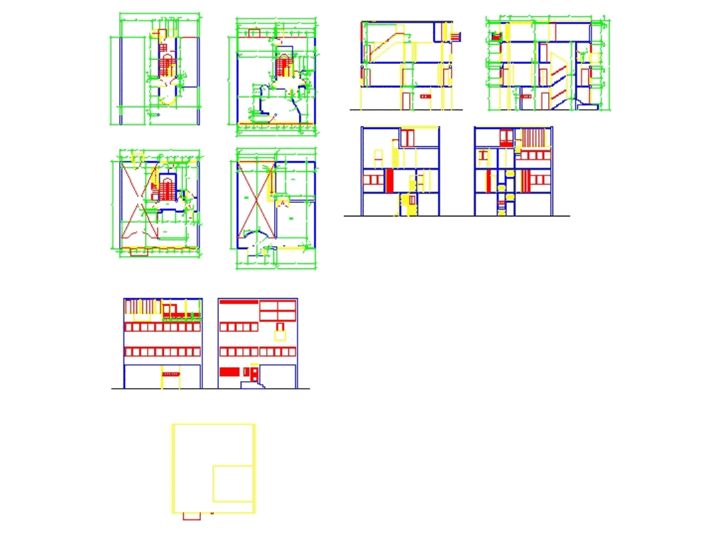 Planos villa cook -le corbusier en AutoCAD | CAD (861.07 KB) | Bibliocad