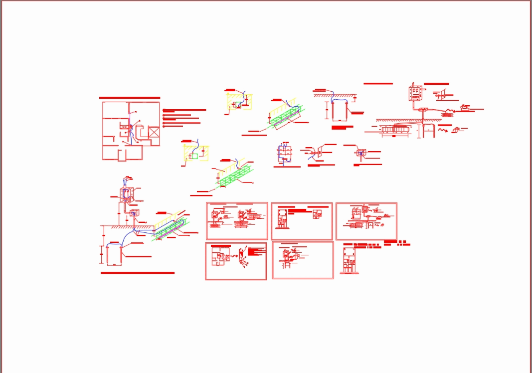 Grounding for a home in AutoCAD | Download CAD free (787.67 KB) | Bibliocad