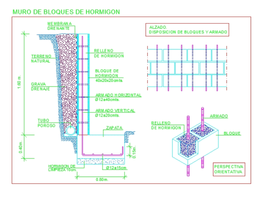 Cmu Wall Details Exterior Finish Cad Files Dwg Files