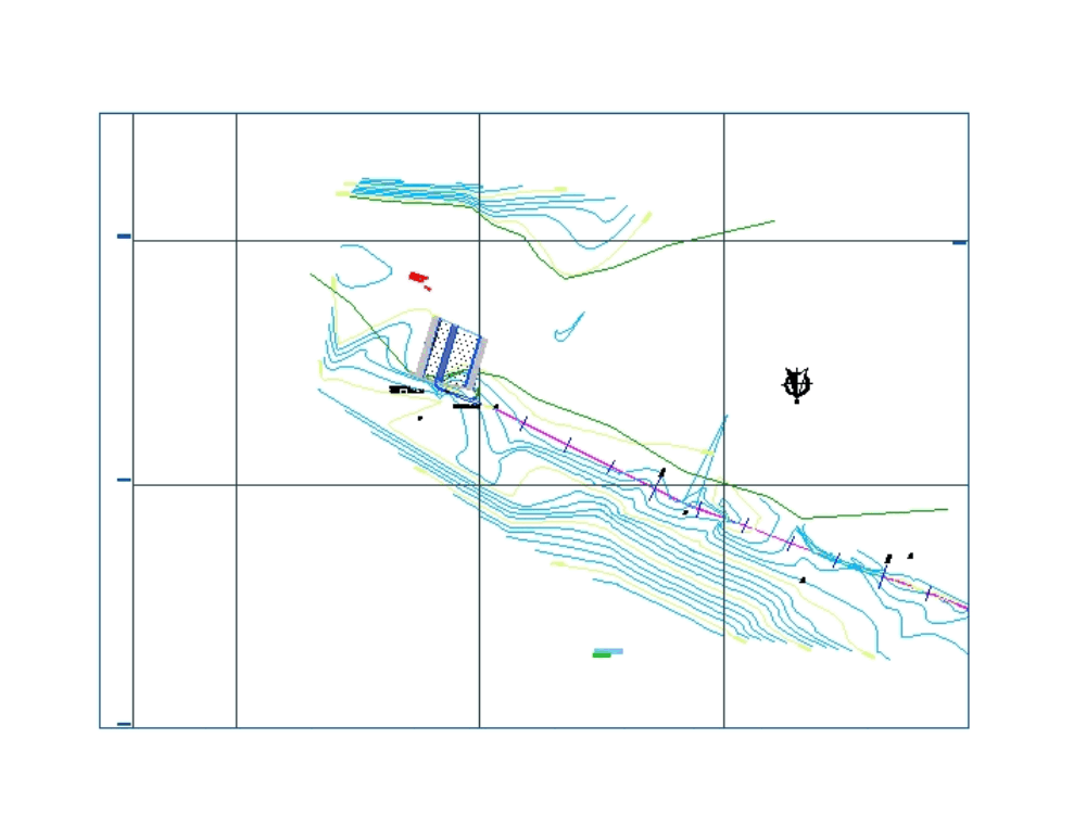Canal de riego en AutoCAD | Descargar CAD gratis (384.77 KB) | Bibliocad
