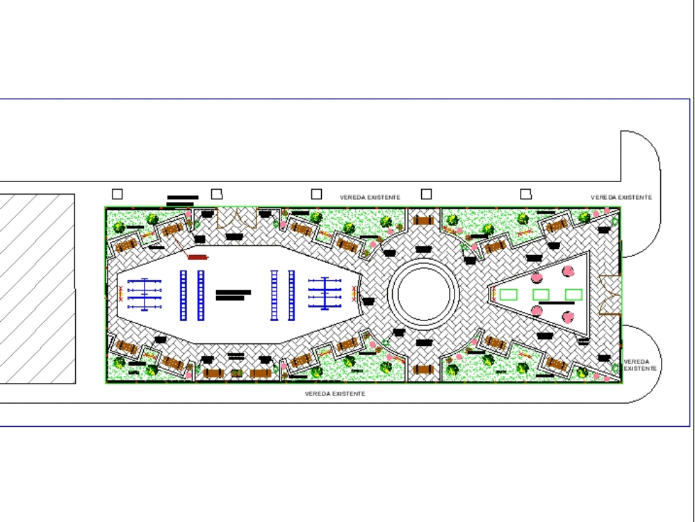 Parque recreacional en AutoCAD | Descargar CAD gratis (142.4 KB ...