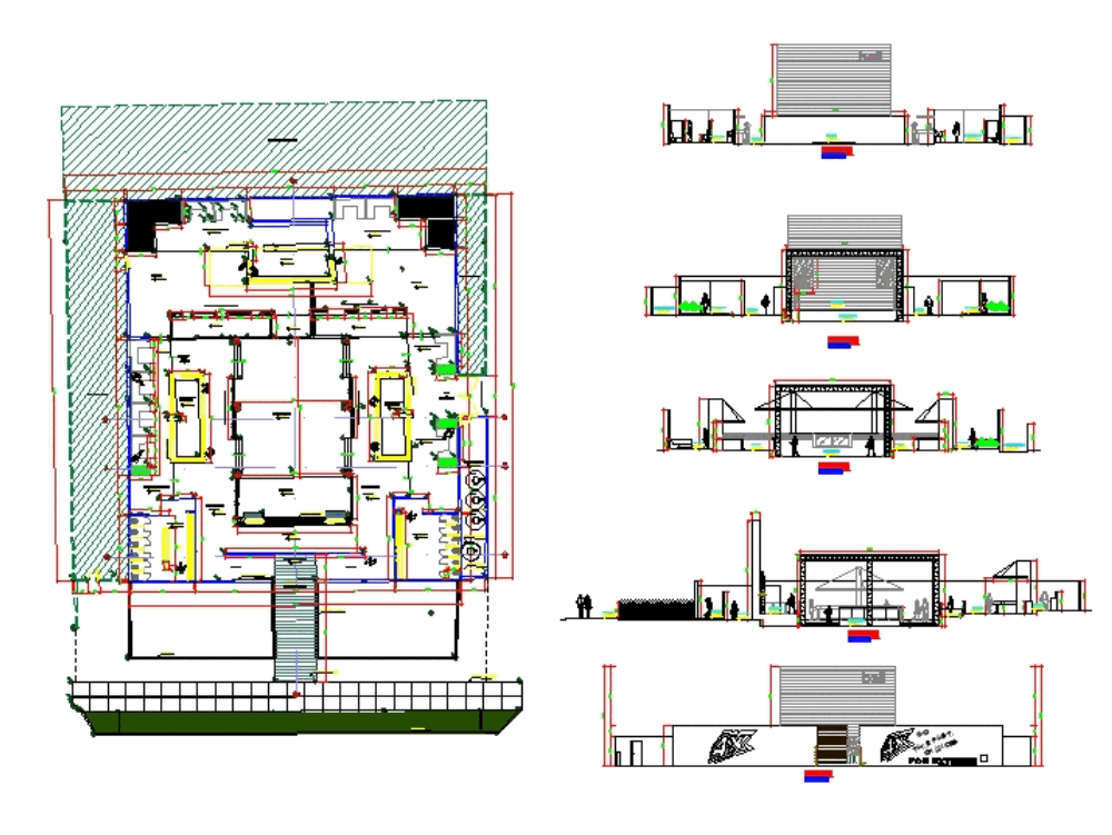 Discoteca En Autocad Descargar Cad 9 83 Mb Bibliocad
