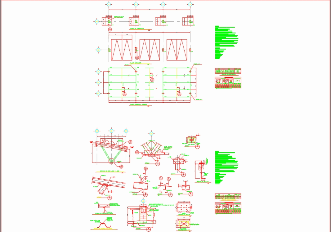 Cubierta con lámina galvanizada en AutoCAD | CAD (356.8 KB) | Bibliocad