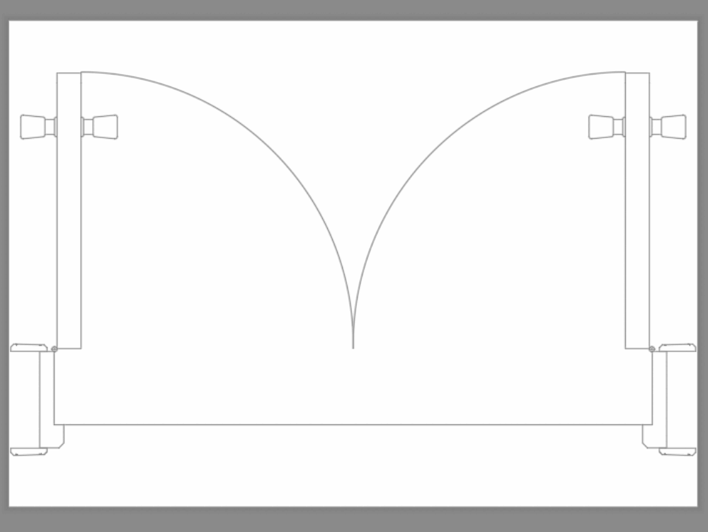 Porte dans AutoCAD | Téléchargement CAD gratuit (23.44 KB) | Bibliocad