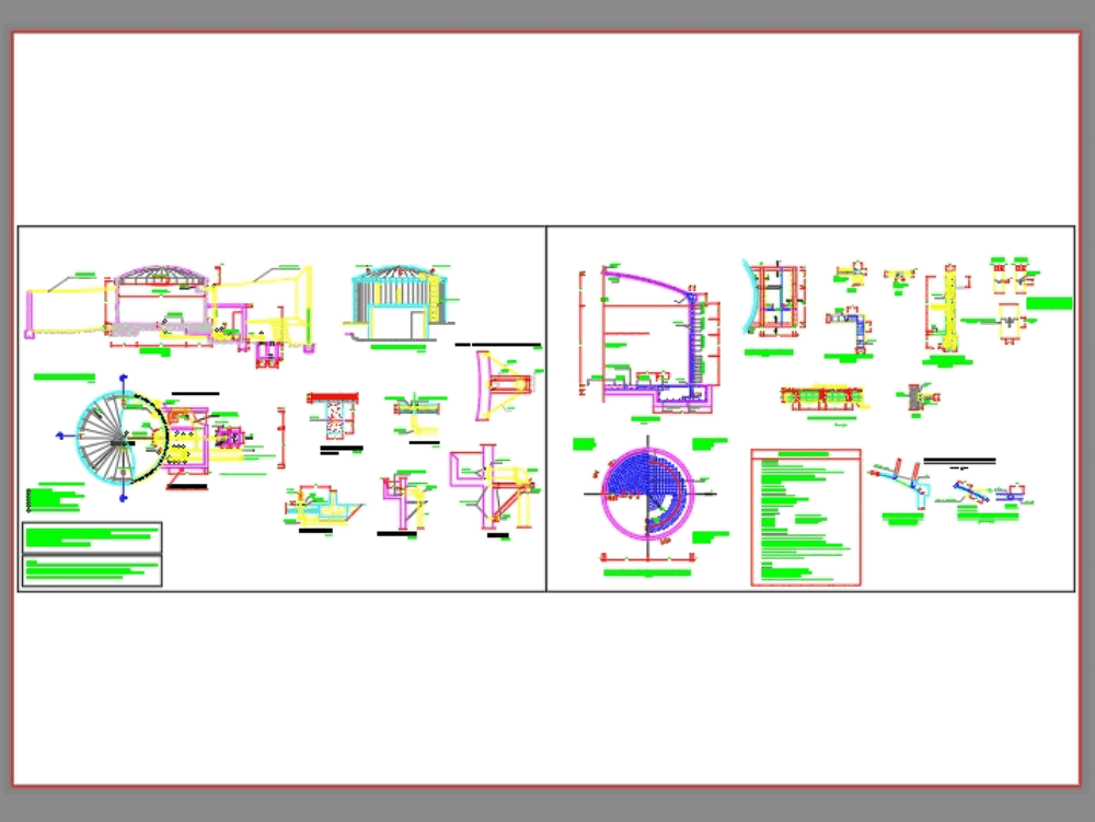 Reservorio. en AutoCAD | Descargar CAD (1.39 MB) | Bibliocad