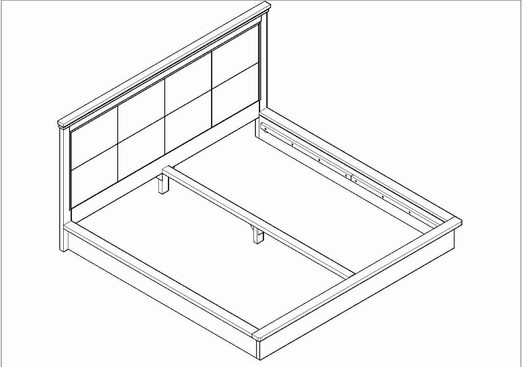 Lit 3d. dans AutoCAD | Téléchargement CAD (948.82 KB) | Bibliocad