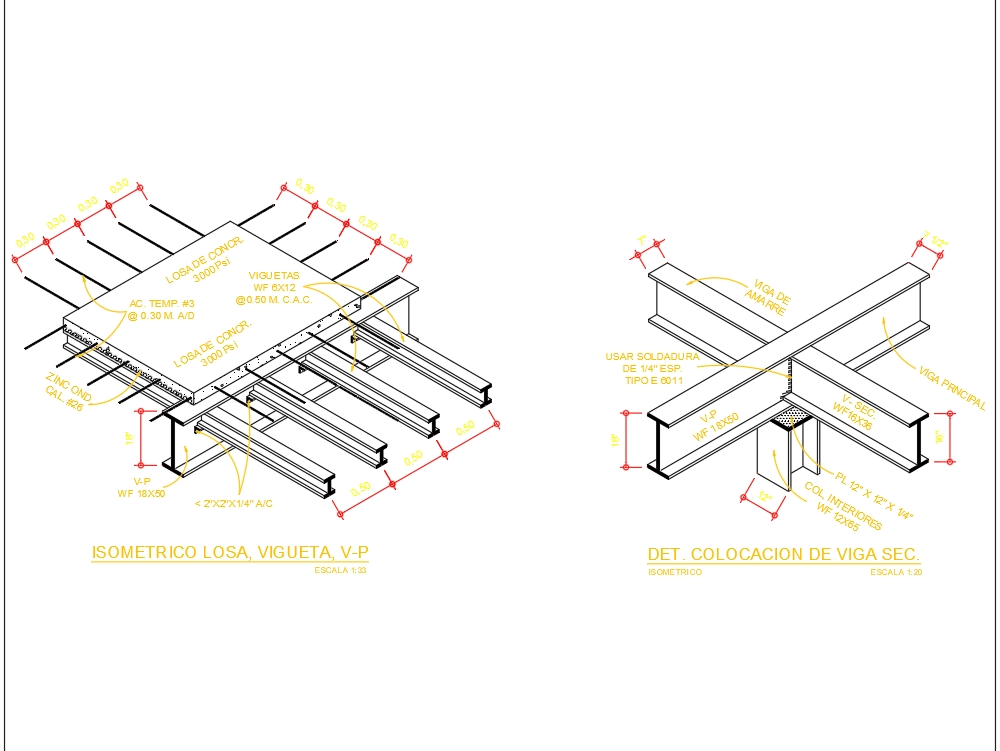 Profil Acier Dalle Poutre Dans Autocad Cad 5754 Kb Bibliocad