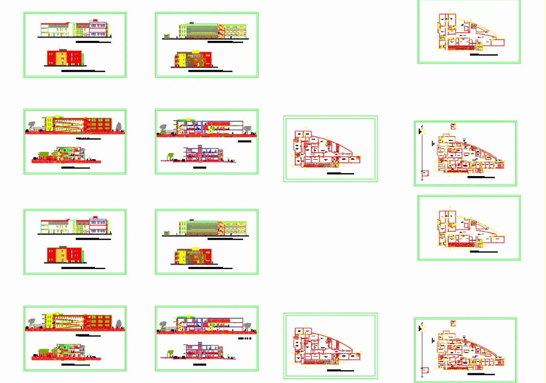 Hospital in AutoCAD | Download CAD free (4.97 MB) | Bibliocad