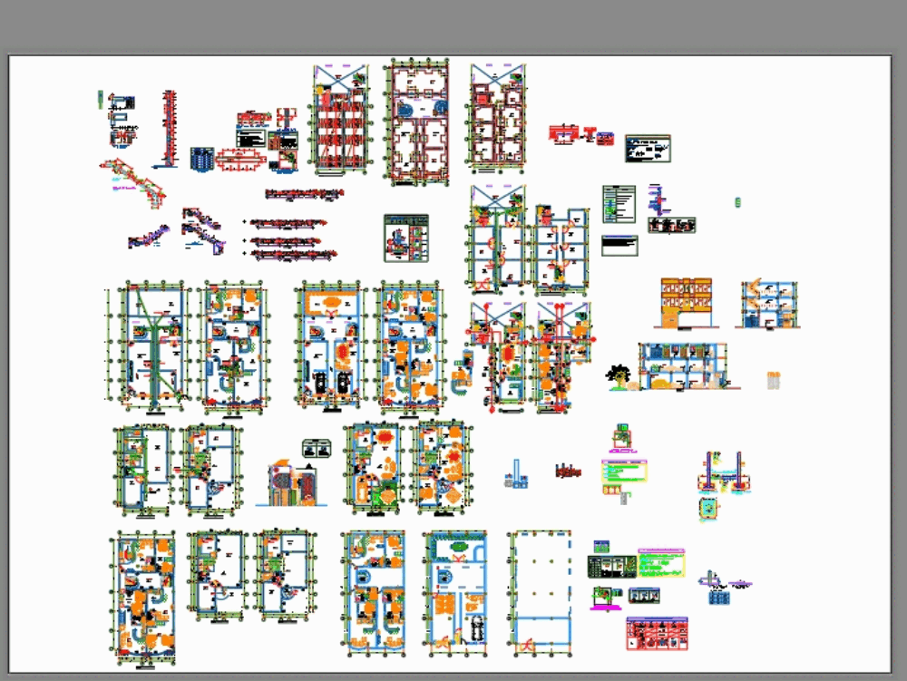 Lieu d'habitation dans AutoCAD | Téléchargement CAD (2.64 MB) | Bibliocad