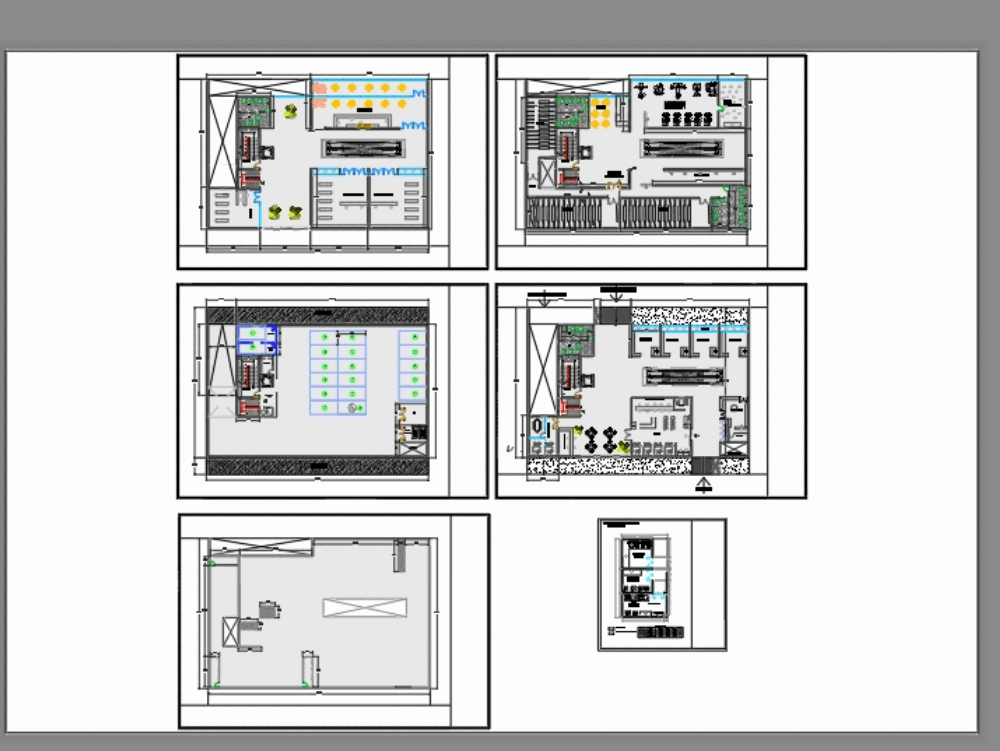 Centro Comercial En Autocad Descargar Cad Gratis 985 73 Kb Bibliocad