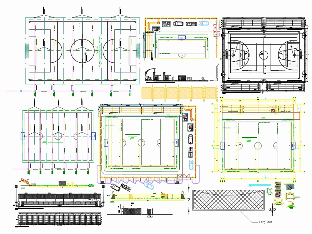 Synthetic Field In AutoCAD Download CAD Free 5 86 MB Bibliocad
