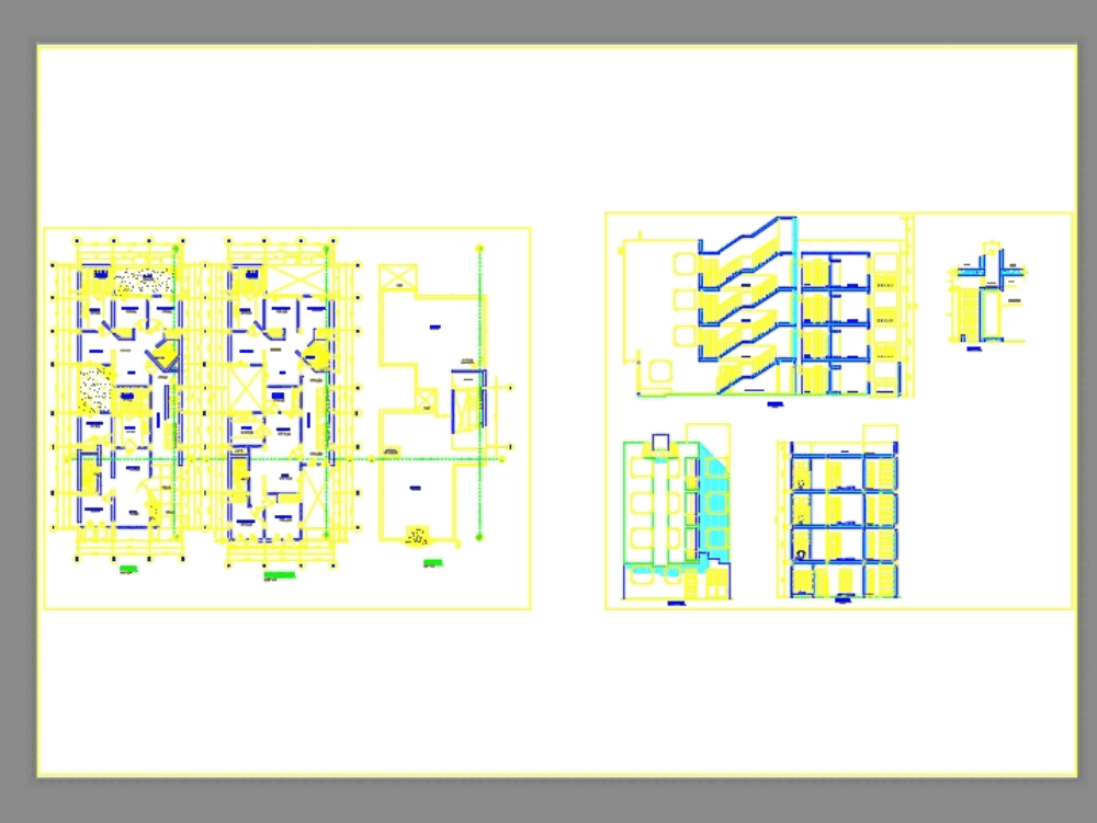 Bâtiment des départements dans AutoCAD | Téléchargement CAD gratuit (341.43 KB) | Bibliocad