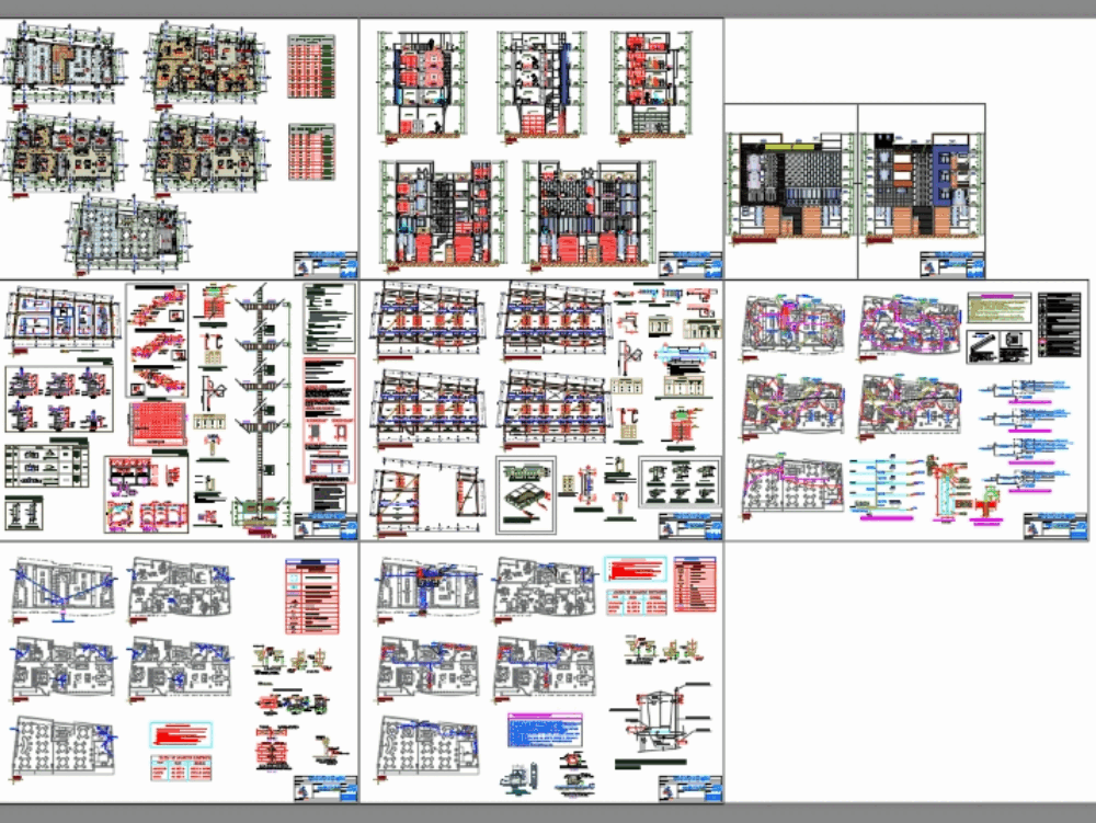 Housing trade in AutoCAD | CAD download (7.33 MB) | Bibliocad