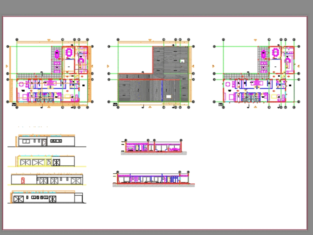 Lieu d'habitation dans AutoCAD | Téléchargement CAD (1.4 MB) | Bibliocad