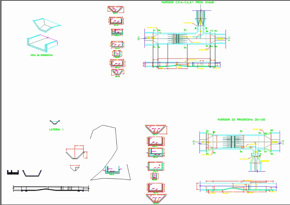 Flow splitter in AutoCAD | CAD download (804.84 KB) | Bibliocad