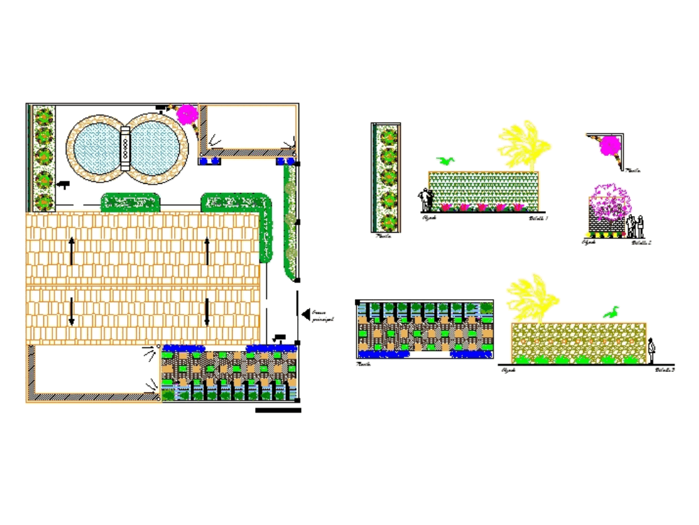 Landscape Architecture In Autocad Download Cad Free 1 47 Mb Bibliocad