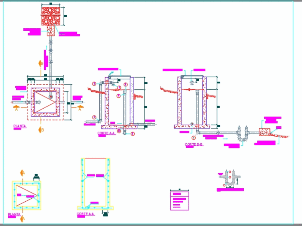 Break pressure chamber t6 in AutoCAD | CAD download (167.49 KB) | Bibliocad