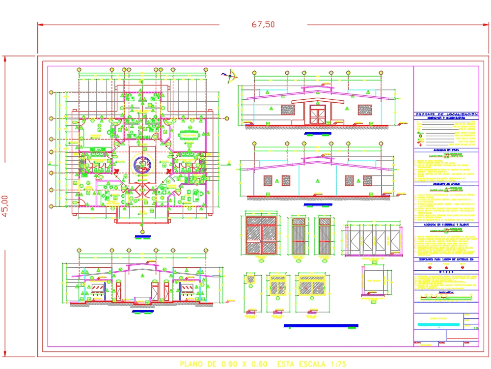 Edificio administrativo en AutoCAD | Descargar CAD (393.14 KB) | Bibliocad