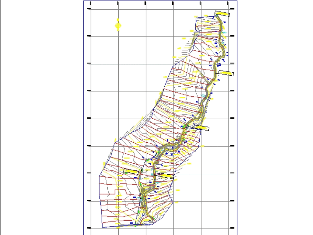 Canal en AutoCAD | Descargar CAD gratis (739.35 KB) | Bibliocad