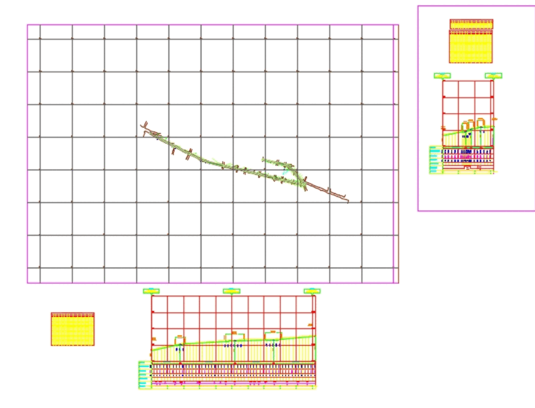 Street profile top view in AutoCAD | CAD download (767.77 KB) | Bibliocad
