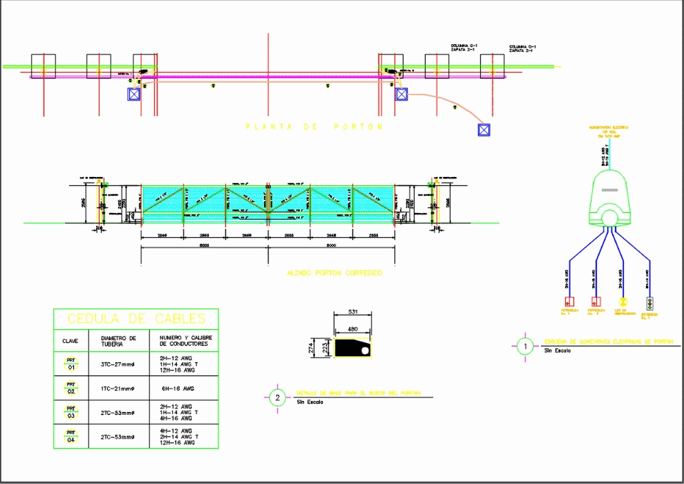 Electric door in AutoCAD | CAD download (426.49 KB) | Bibliocad