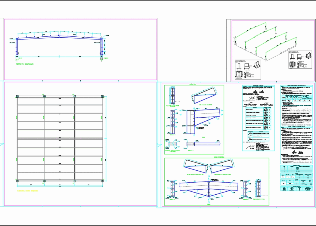 Pavilion structure in AutoCAD | CAD download (1.09 MB) | Bibliocad