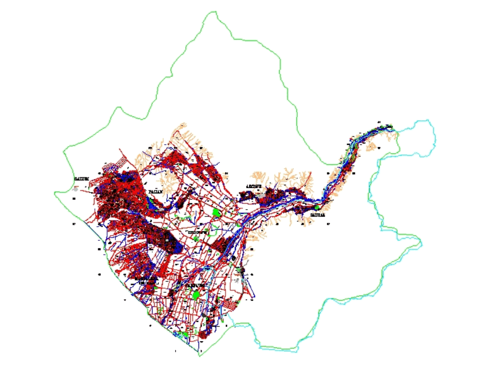 Plano general de ascope en AutoCAD | Descargar CAD gratis (6.53 MB ...