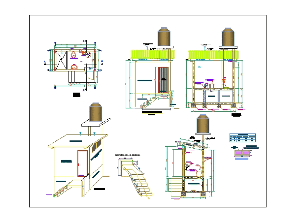 Ubs compostera en AutoCAD | Descargar CAD (1.21 MB) | Bibliocad