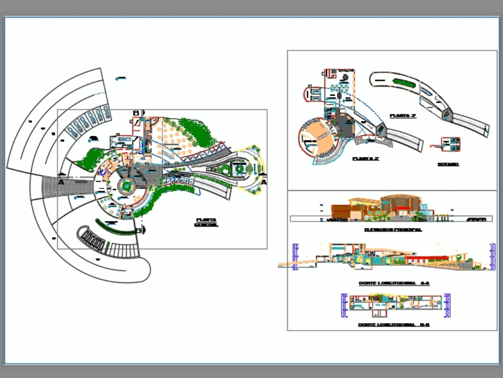 Museo De Sitio En Autocad Descargar Cad 5 31 Mb Bibliocad