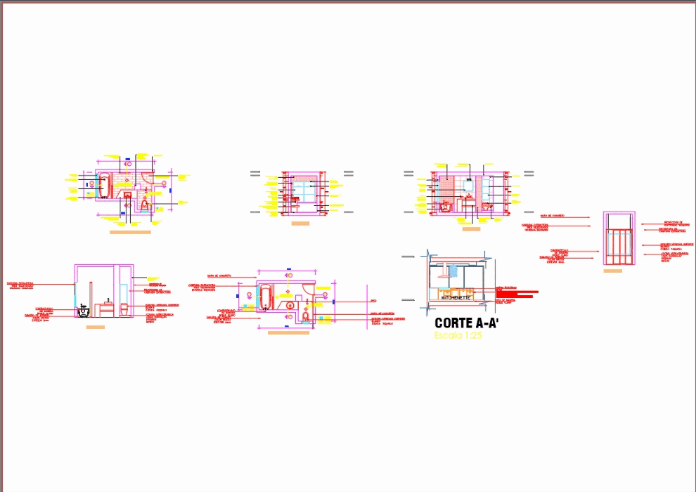 Wet core in AutoCAD | CAD download (385.33 KB) | Bibliocad