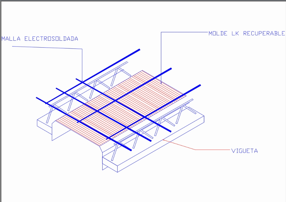 Isometrio molde lk en AutoCAD | Descargar CAD (18.43 KB) | Bibliocad